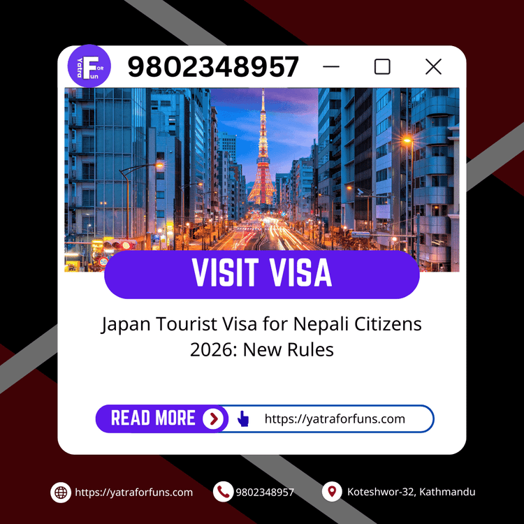 Japan Tourist Visa for Nepali Citizens 2026: New Rules | NEPSE Trading