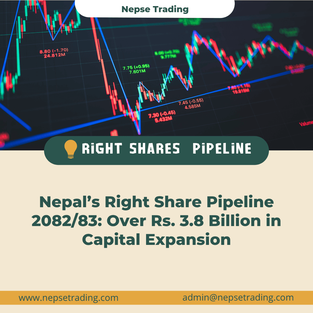 Nepal’s Right Share Pipeline 2082/83: Over Rs. 3.8 Billion in Capital ...
